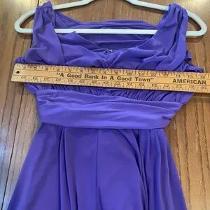 Chadwicks | Dresses | Sexy Shape Benefits By Chadwicks Purple Ruched ...